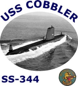 SS 344 USS Cobbler 2-Sided Photo T Shirt