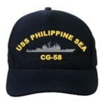 CG 58 USS Philippine Sea Embroidered Hat