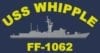FF 1062 USS Whipple Embroidered Hat