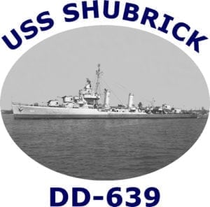 DD 639 USS Shubrick Coffee Mug