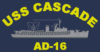 AD 16 USS Cascade Embroidered Polo Shirt