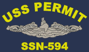 SSN 594 USS Permit Embroidered Hat
