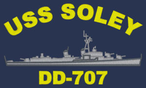 DD 707 USS Soley Embroidered Hat