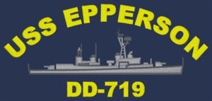 DD 719 USS Epperson Embroidered Polo Shirt