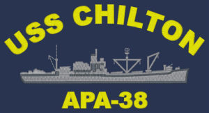 APA 38 USS Chilton Embroidered Hat