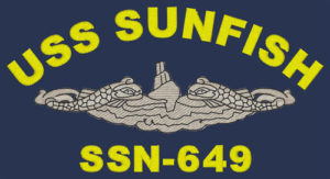 SSN 649 USS Sunfish Embroidered Hat