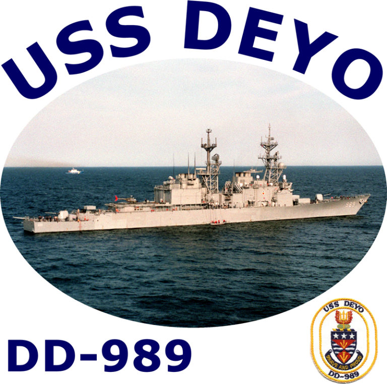DD 989 USS Deyo Coffee Mug